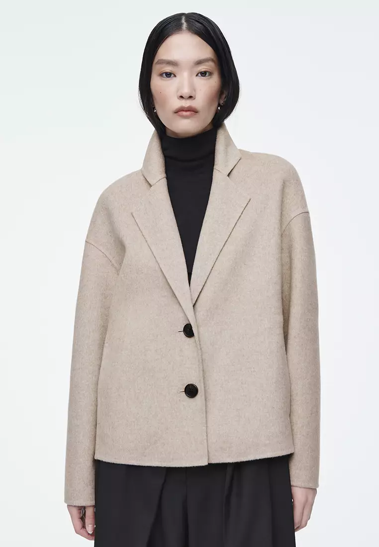COS Tailored Double-Faced Wool Jacket 2025 | Buy COS Online | ZALORA ...