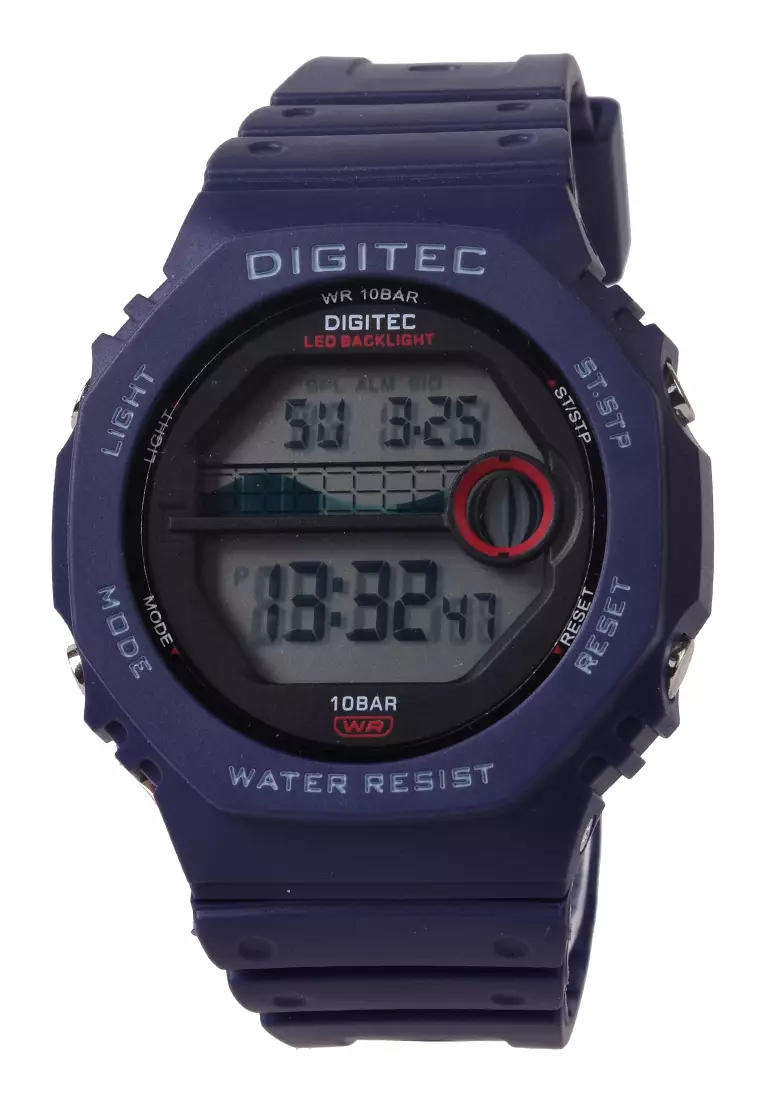 Jual Digitec Digitec Jam Tangan Digital Pria - Blue Resin Strap - DG ...