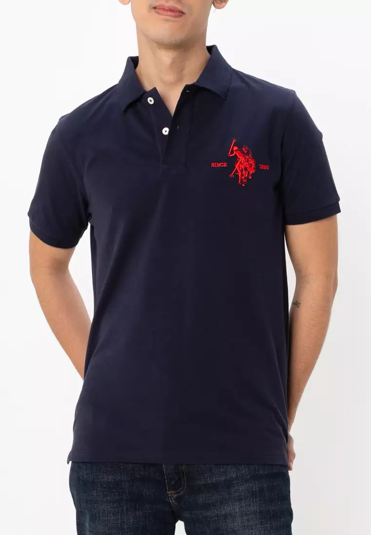Buy US POLO ASSN Cotton Short Sleeves Polo Shirt 2025 Online | ZALORA