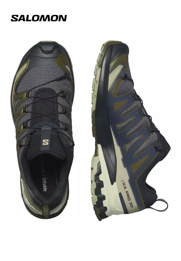 Buy Salomon SALOMON XA PRO 3D V9 Men Outdoor Shoes in India Ink / Olive ...