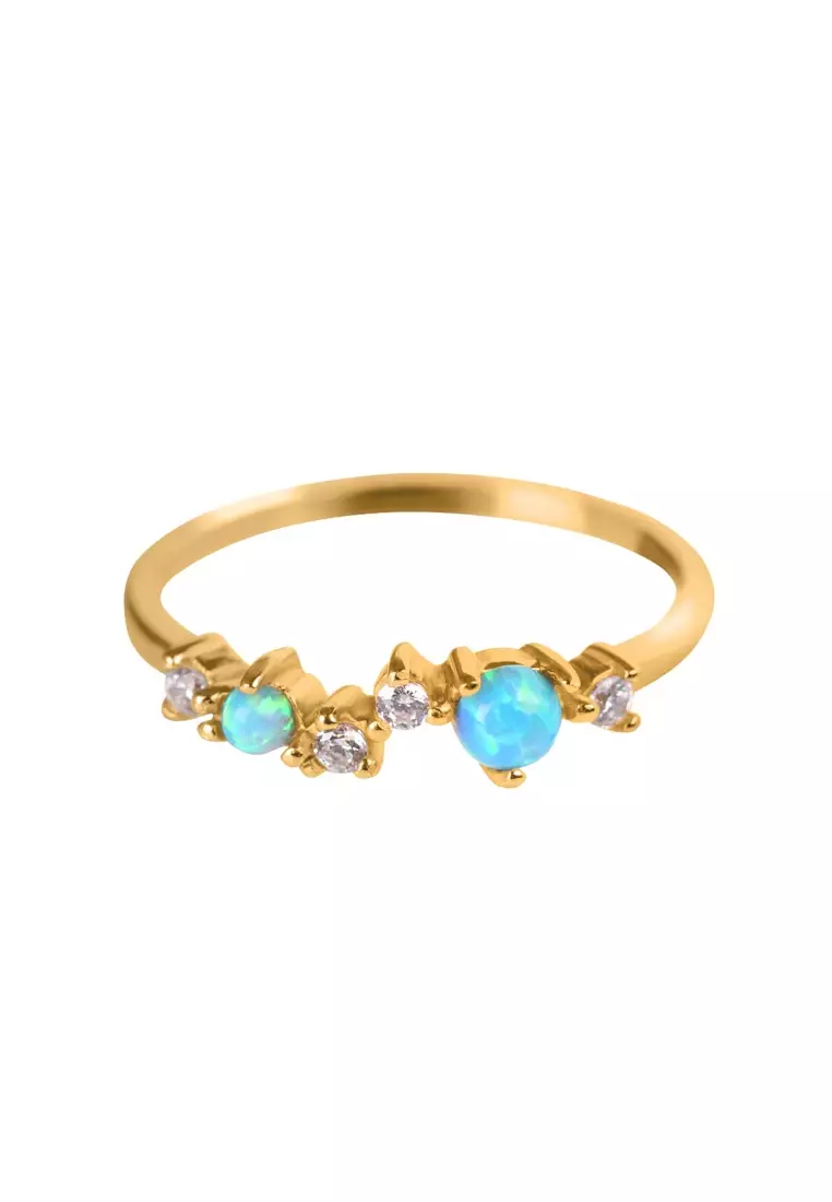 Buy Foundry Vermeil Maye Ring 2025 Online | ZALORA Philippines