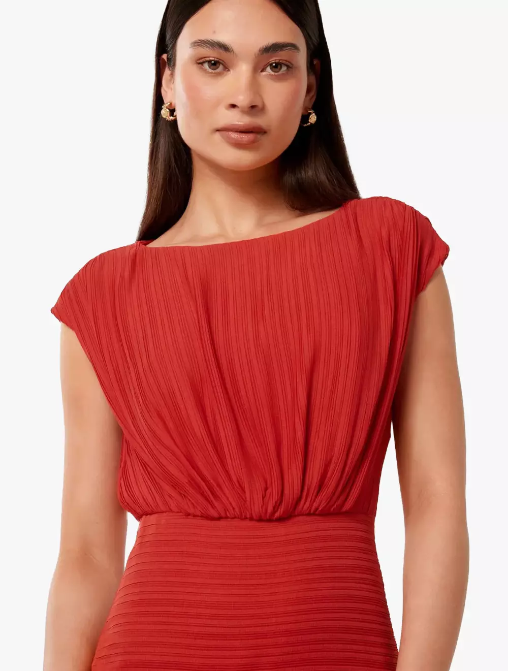 Jual Forever New Lila Crinkle Maxi Dress Original 2026 | ZALORA Indonesia