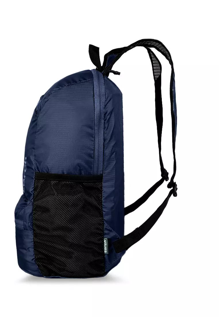 Jual TORCH.ID Torch Tata Navy Foldable Backpack Original 2025 | ZALORA ...