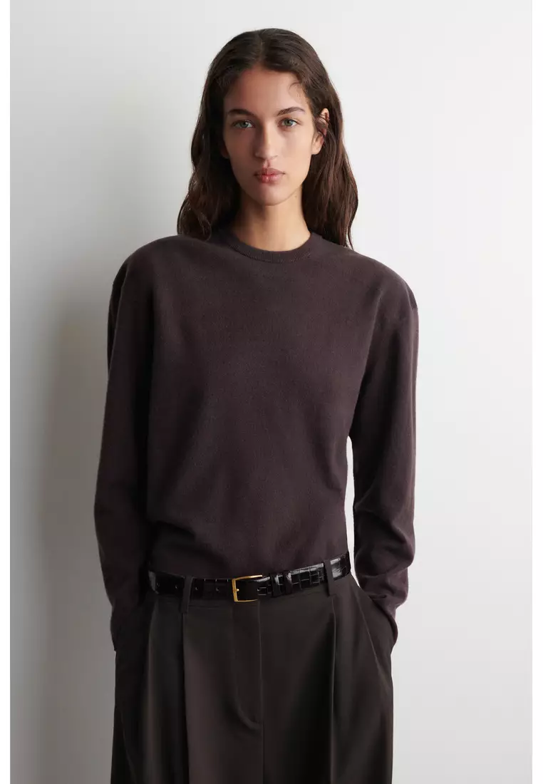 COS MERINO WOOL CREW-NECK JUMPER 2026 | Buy COS Online | ZALORA Hong Kong