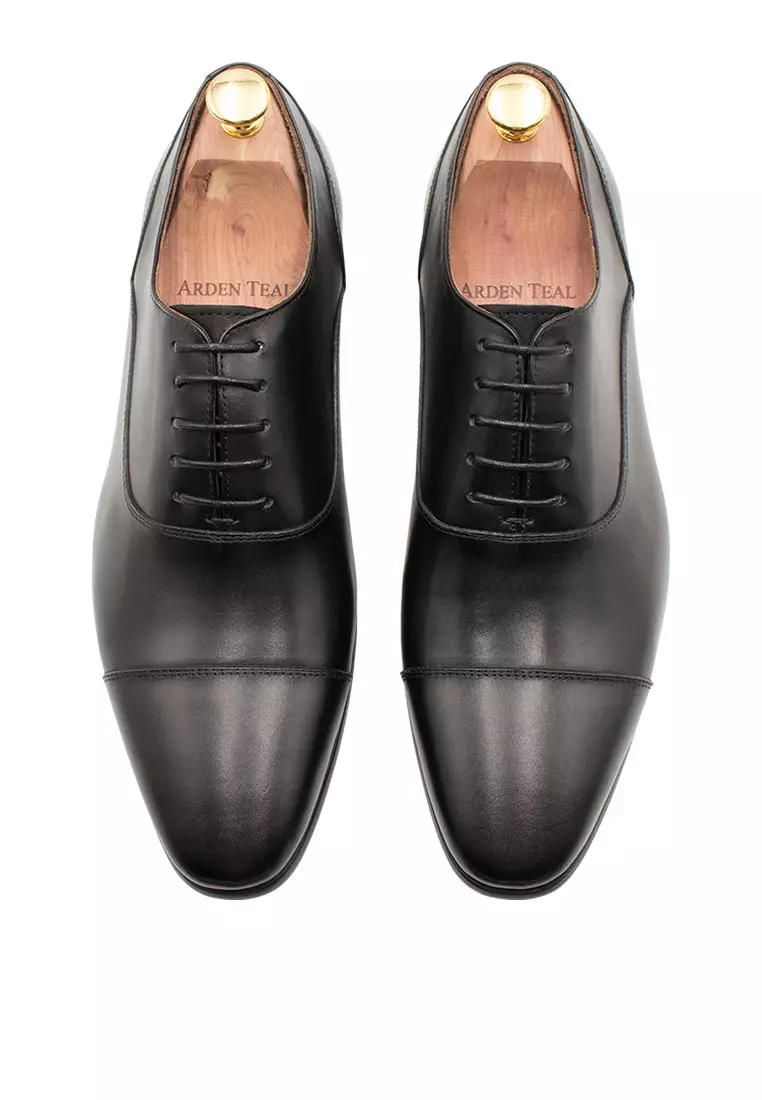 Buy Arden Teal Calafate Blake Stitch Black Oxford Online | ZALORA Malaysia