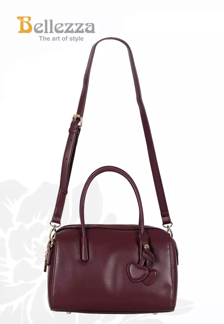 Jual Bellezza Bellezza Handbag 23284-38 Red Wine Original 2025 | ZALORA ...