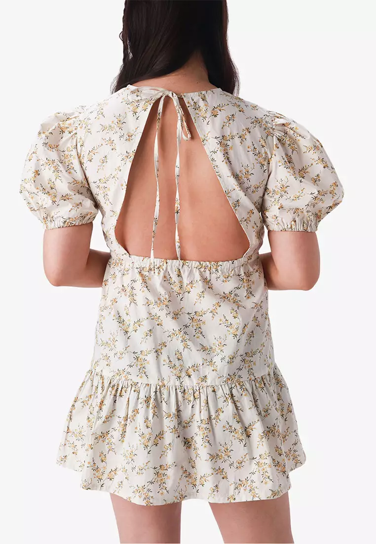 Buy JUST G Floral Open Back Dress 2025 Online | ZALORA Philippines