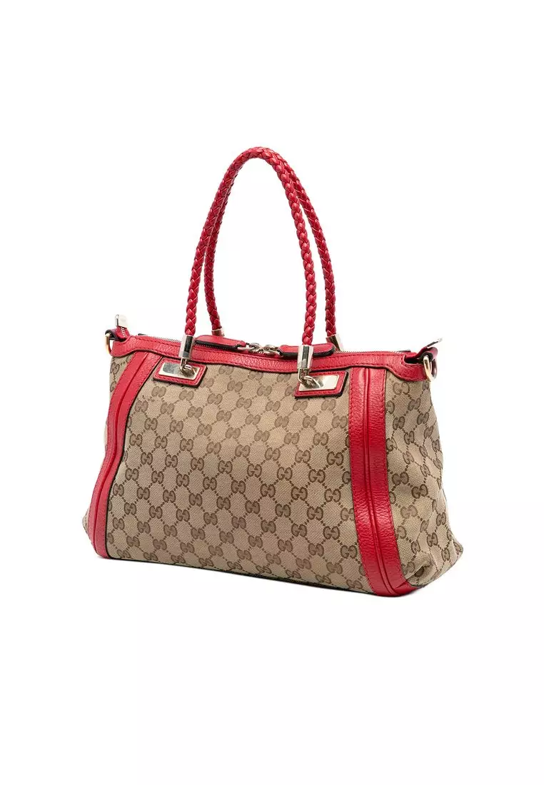 Buy Gucci Pre-Loved Gucci Gg Canvas Bella Satchel Online | ZALORA Malaysia
