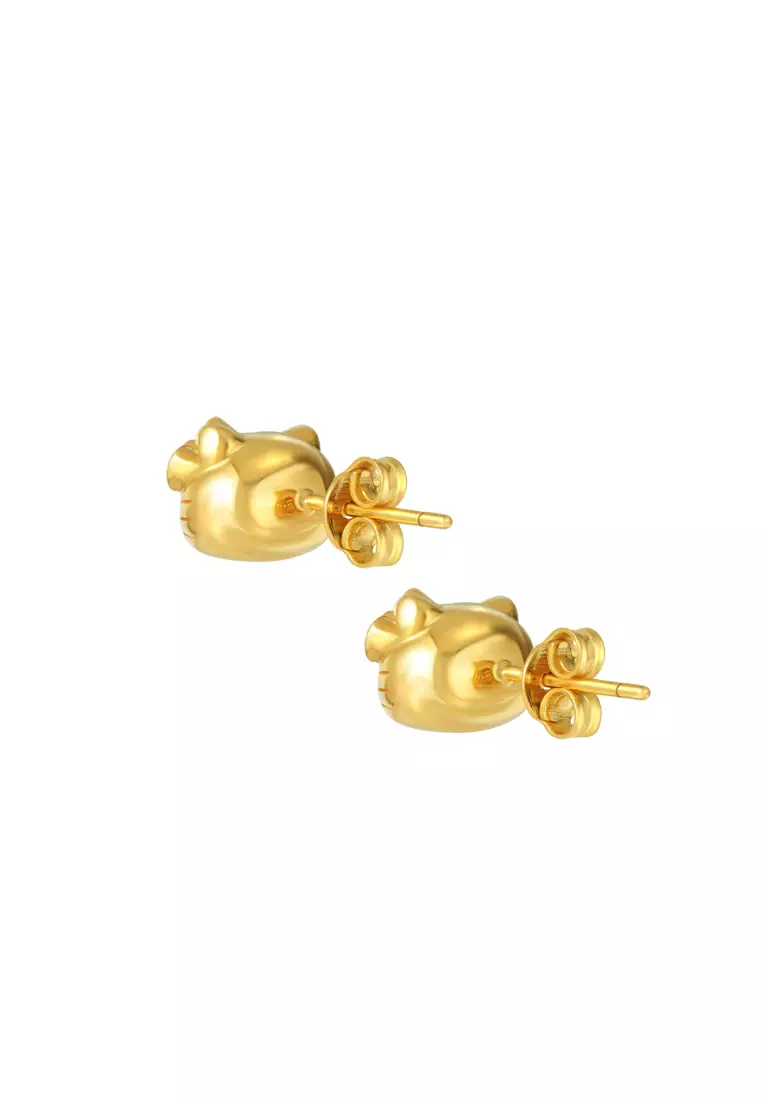 Buy TOMEI TOMEI X SANRIO Earrings, Yellow Gold 916 Online | ZALORA Malaysia