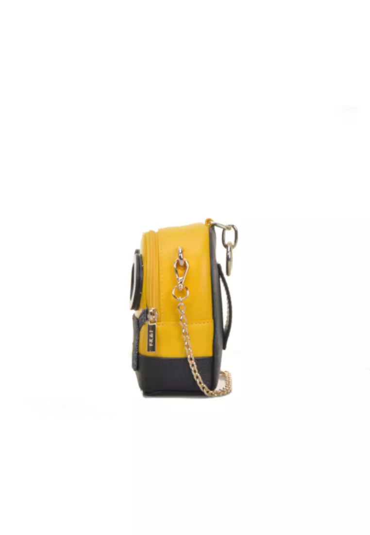 Buy FION FION Minions Leather Mini Crossbody & Shoulder Handbag 2025 ...