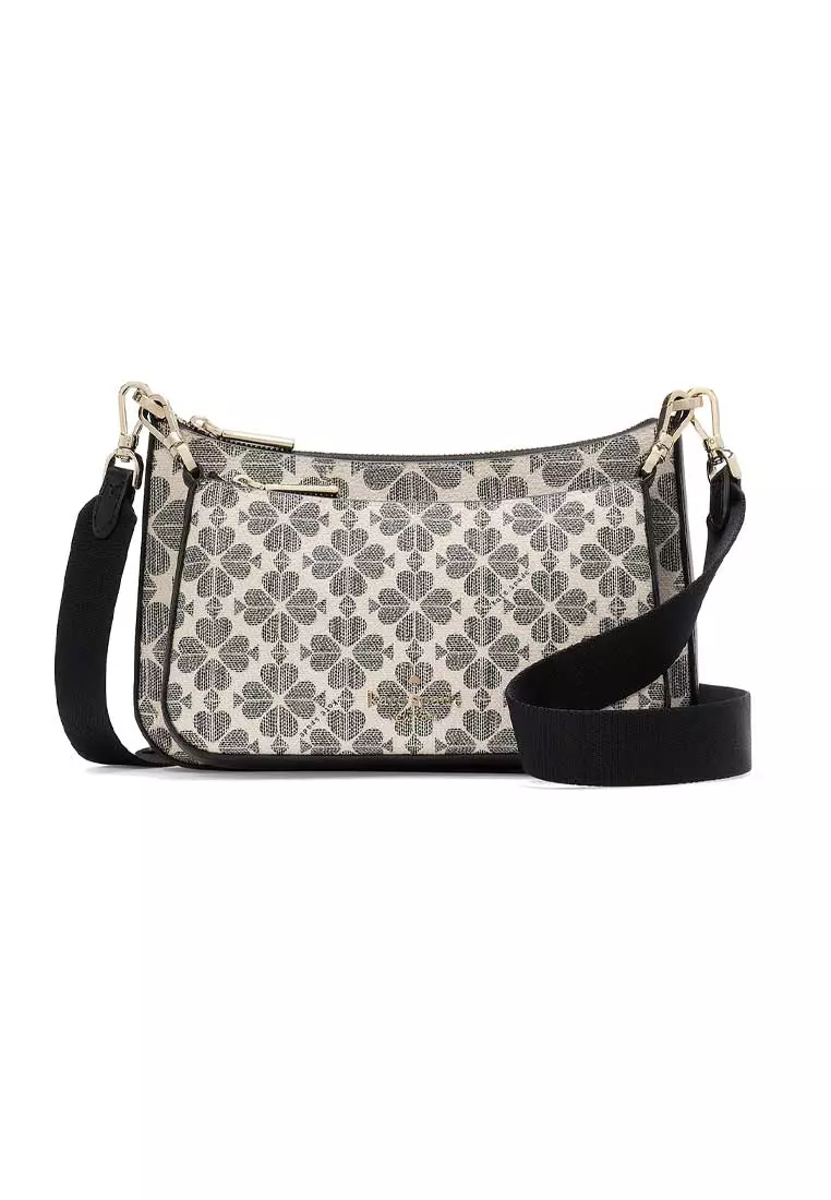 Kate Spade Signature Spade Flower Small Crossbody Black Multi KI372 ...