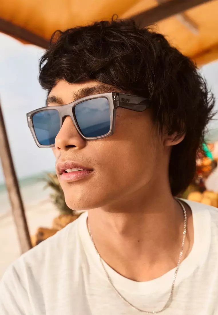 Buy QUAY QUAY Fast Lane Sunglasses - Grey/Navy Polarized 2025 Online ...