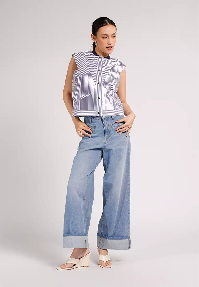 Buy Plains & Prints DNM Studios 2026 Doax Sleeveless Top 2026 Online ...