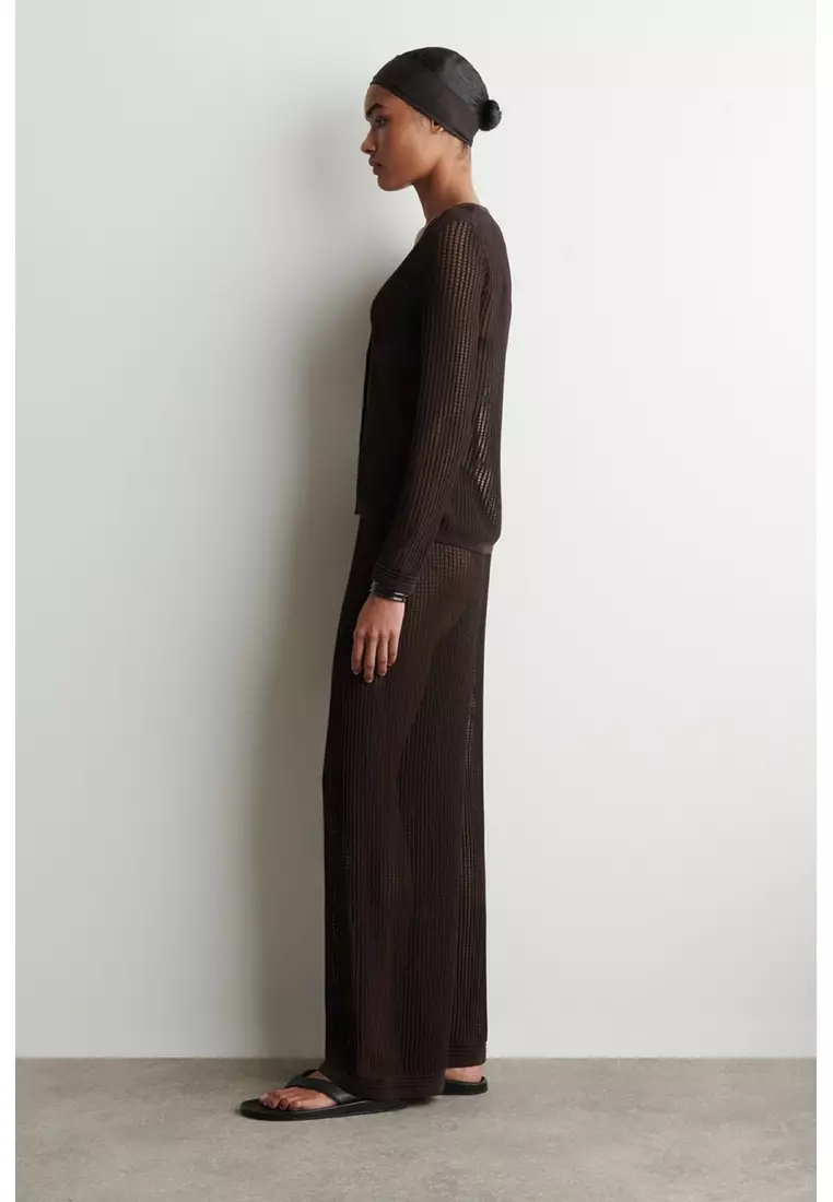 Buy COS RIBBED OPEN-KNIT CARDIGAN 2026 Online | ZALORA