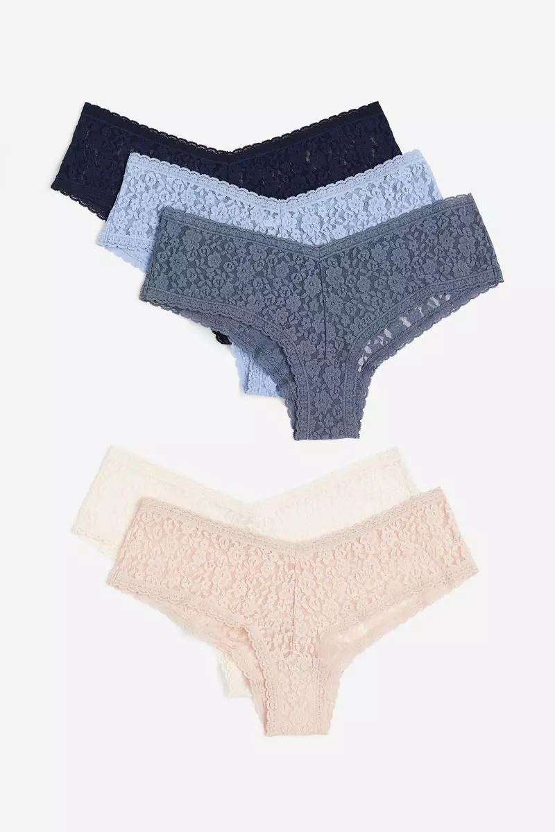 Buy Handm 5 Pack Lace Hipster Briefs 2024 Online Zalora Philippines