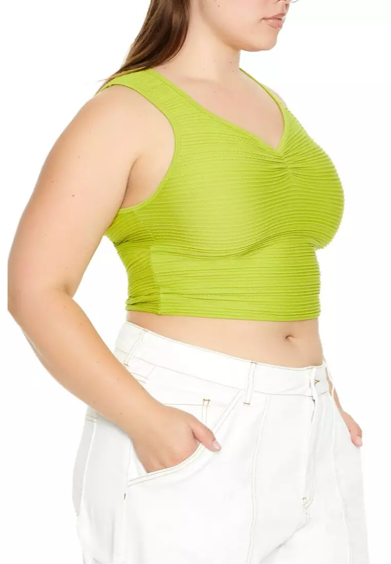 Buy Forever 21 Plus Size Cropped Seamless Tank Top 2024 Online Zalora Philippines