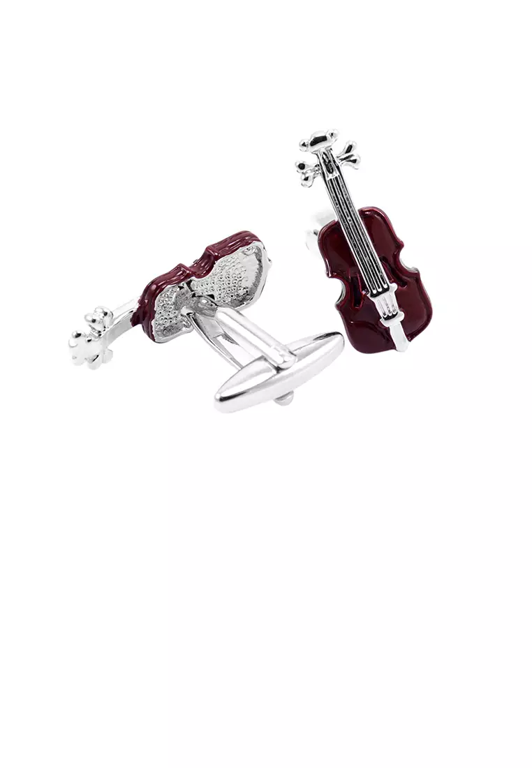 Buy SOEOES Fashion Romantic High-end Cello Cufflinks Online | ZALORA ...