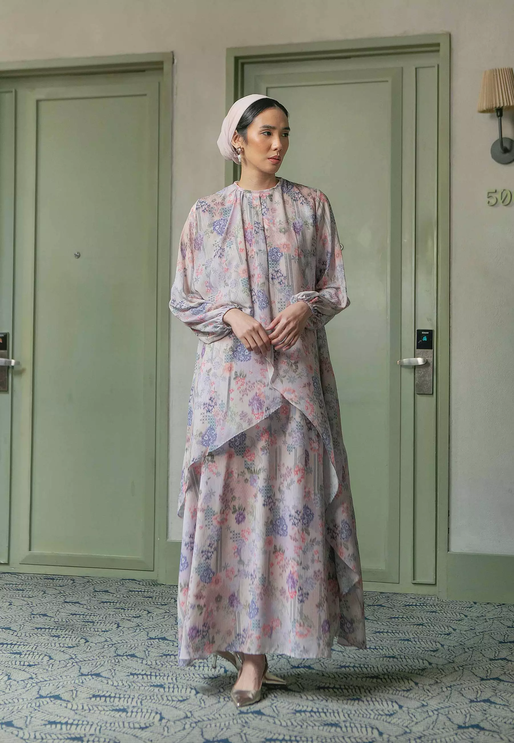 Jual HijabChic HijabChic Siri Violet Dress - Dress Lebaran Sarimbit ...