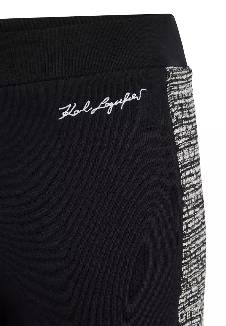 Buy KARL LAGERFELD BOUCLE BAND SWEATPANTS 2025 Online | ZALORA