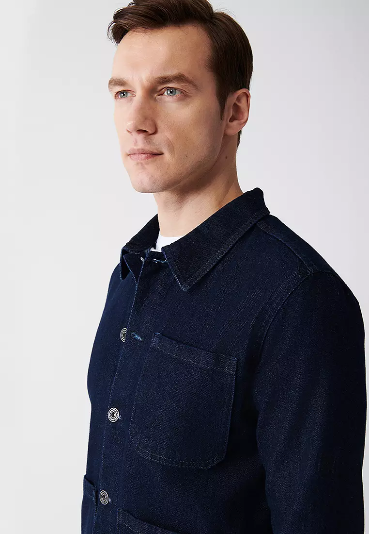 Buy Avva Denim Jacket with Pockets 2025 Online | ZALORA