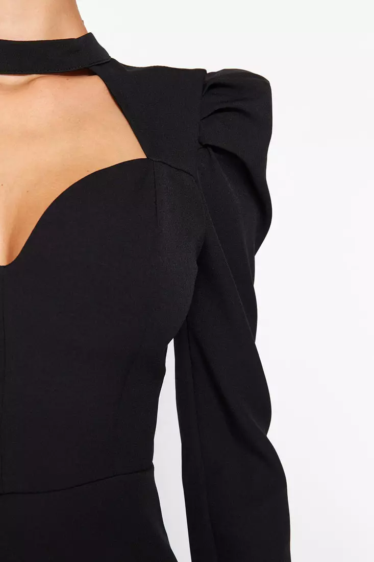 Buy Trendyol Fitted Wrap Dress 2026 Online | ZALORA