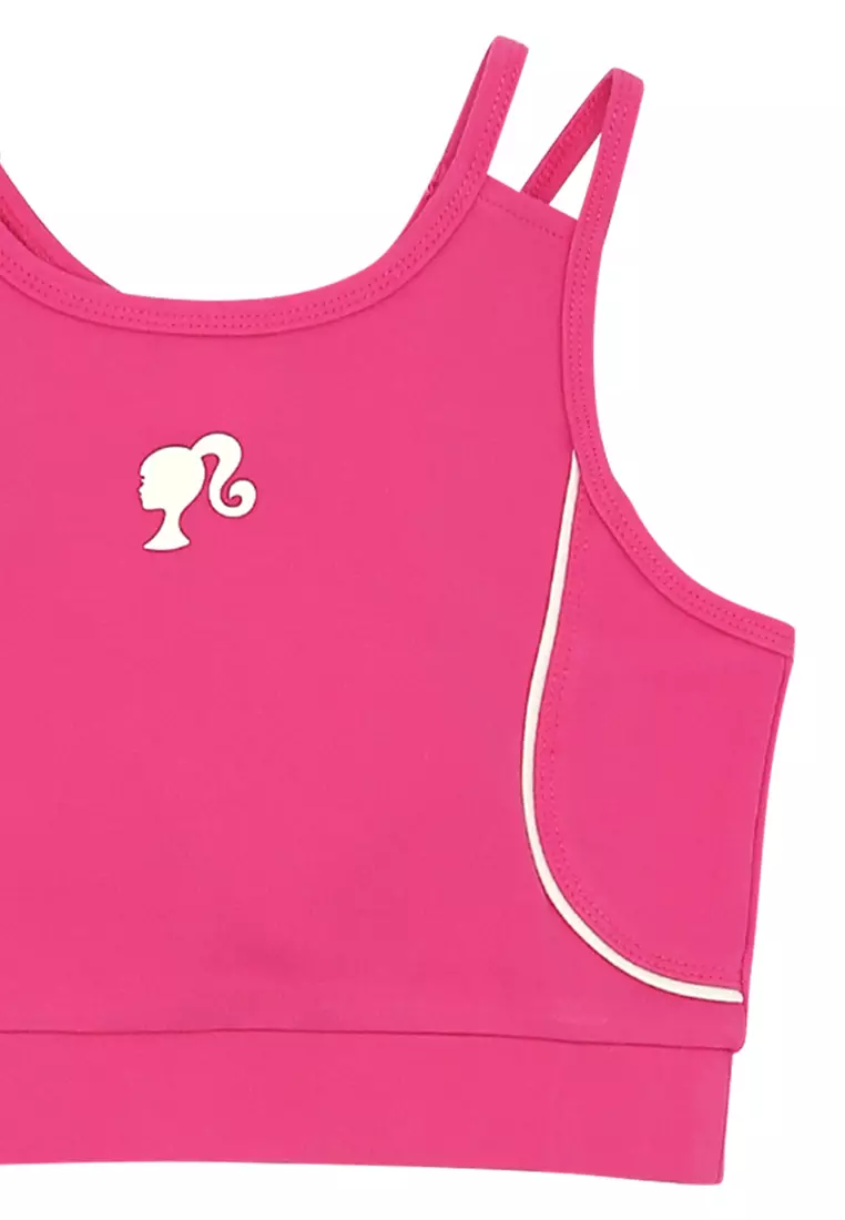 Buy Barbie Barbie Girls Crop Sleeveless Top Pink 2025 Online | ZALORA ...