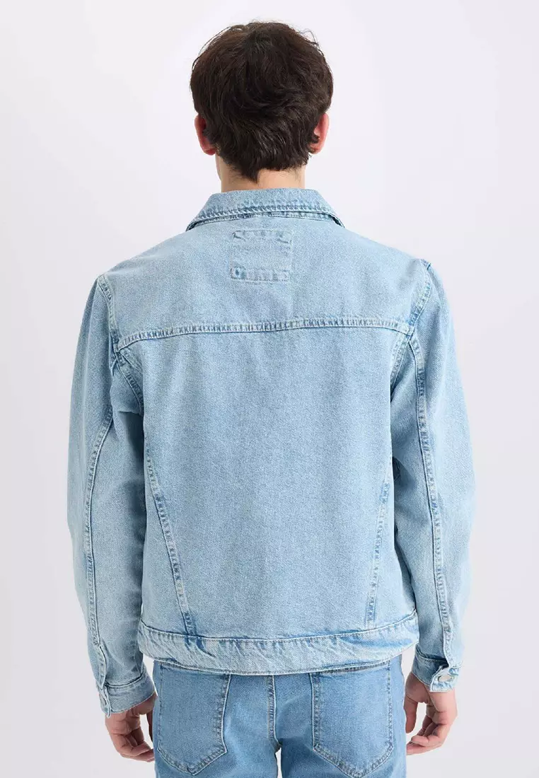 Buy DeFacto Regular Fit Jean Jacket 2025 Online | ZALORA