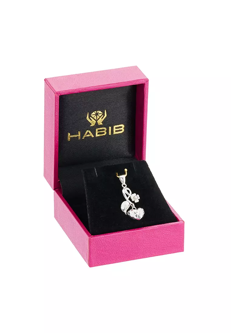 Buy HABIB HABIB 750/18K White Gold Pendant A2865P 2025 Online | ZALORA ...