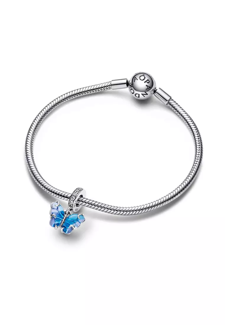 Buy Pandora Pandora Blue Murano Glass Butterfly Dangle Charm Online ...