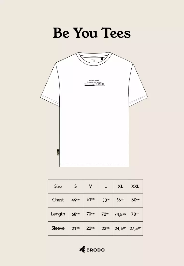 Jual Brodo BRODO - Be You Tees Black Original 2026 | ZALORA Indonesia