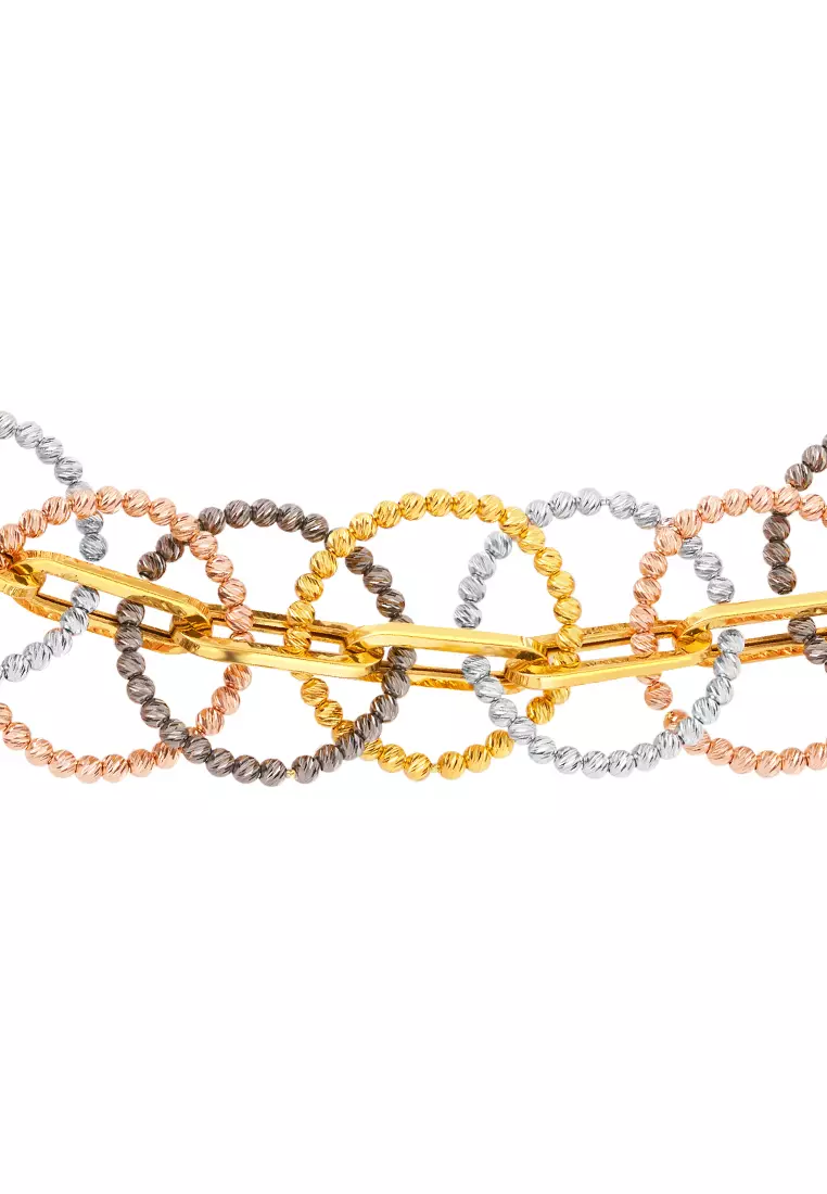 Buy TOMEI TOMEI Lusso Italia Jolly Halos Collection 4-Tone Bracelet ...