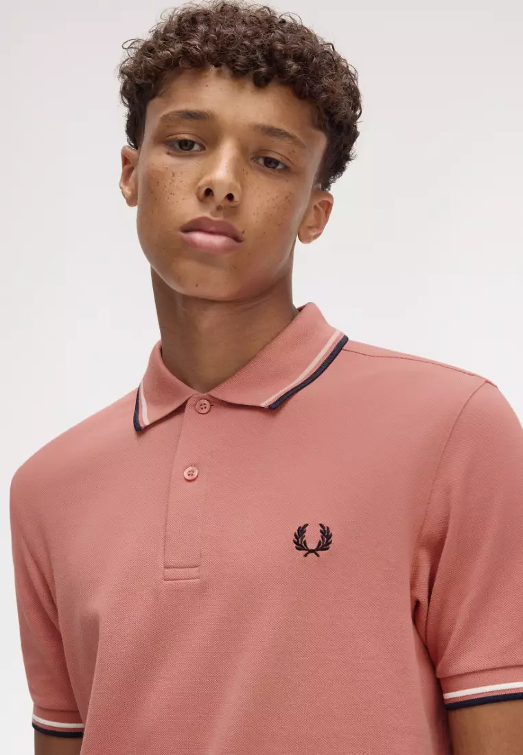 Buy Fred Perry Fred Perry M3600 Twin Tipped Fred Perry Shirt (Putty ...