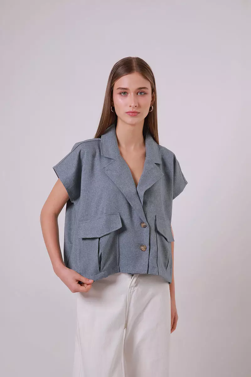 Jual Berrybenka Label Sofia Raven Outer Denim Original 2025 | ZALORA ...