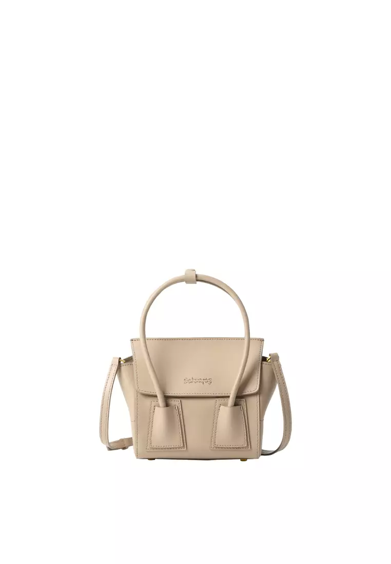 Buy RABEANCO UNNI Mini Top Handle Bag - Almond 2026 Online | ZALORA ...