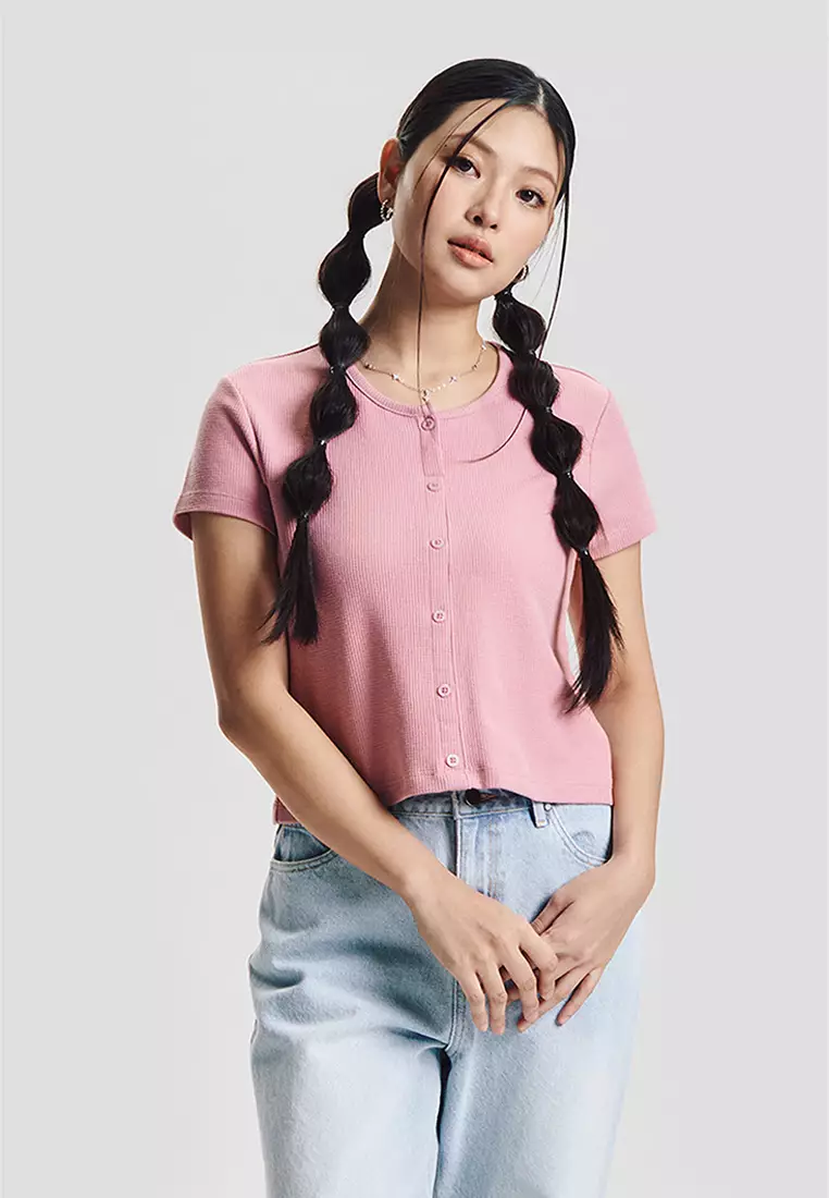 Buy Penshoppe Essentials Textured Top 2025 Online | ZALORA Philippines