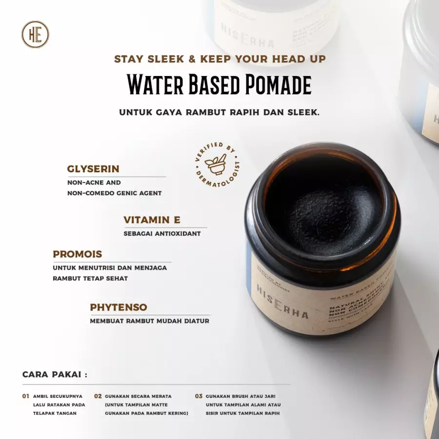 Jual Erha His Erha Waterbased Pomade 120G Original 2024 | ZALORA Indonesia