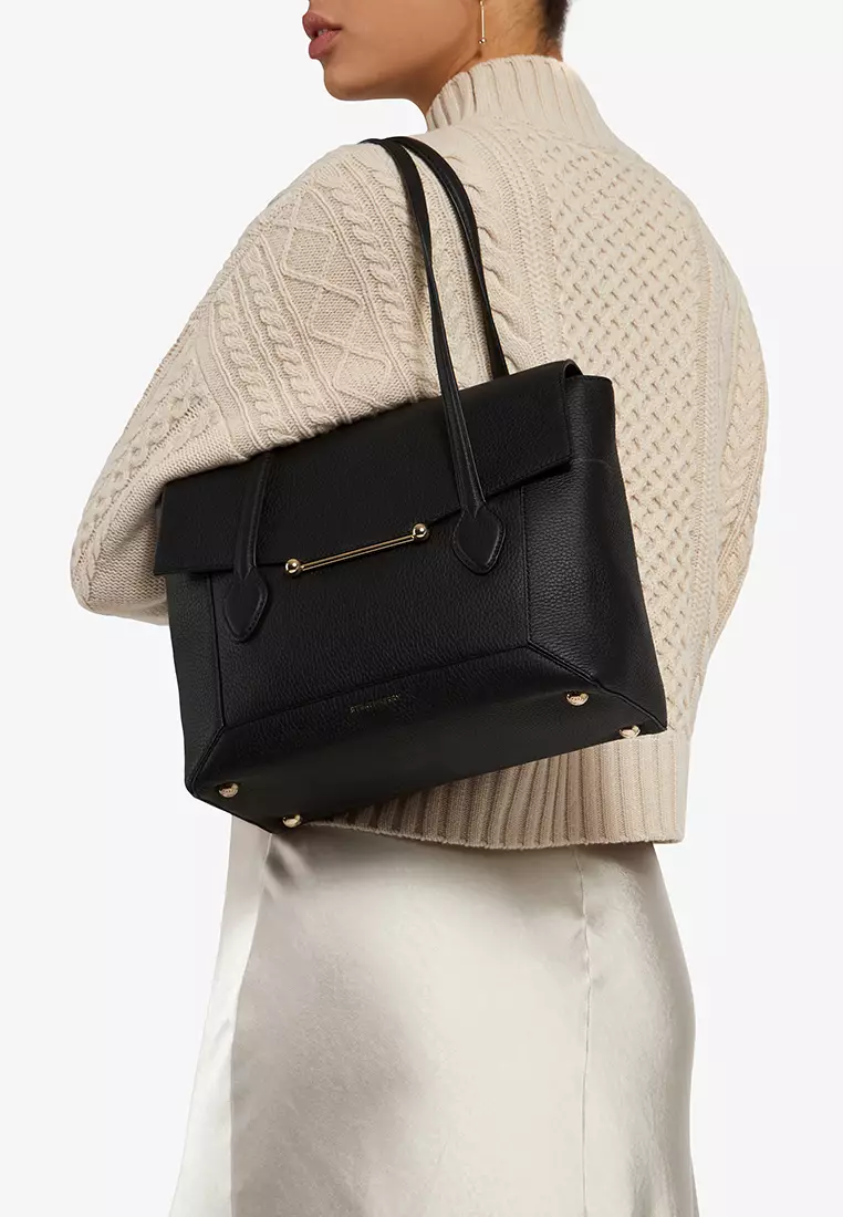 Buy Strathberry MOSAIC TOTE BAG - BLACK 2025 Online | ZALORA Philippines