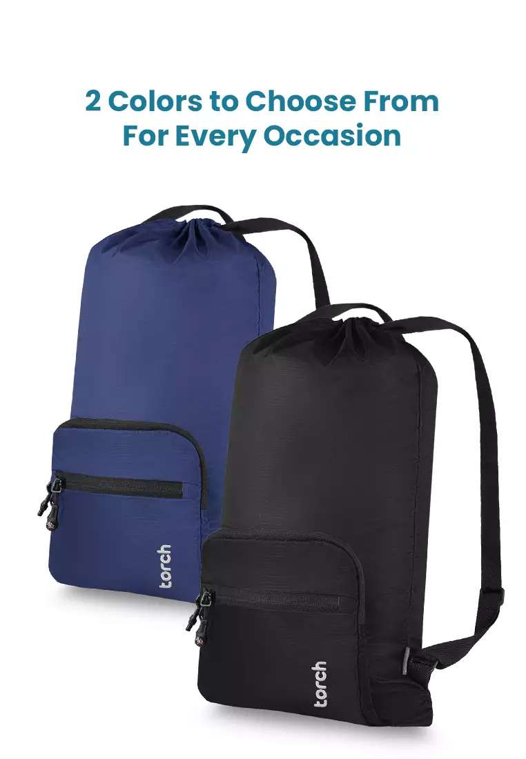 Jual TORCH.ID Torch Vikasa Black 2 in 1 Foldable Bag Original 2025 ...