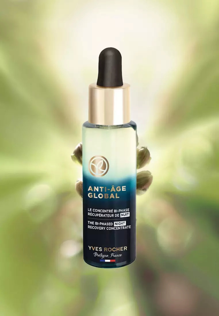 Buy Yves Rocher Anti Age Global Night Recovery Concentrate- 30ml Regenerate Firm Skin for All ...