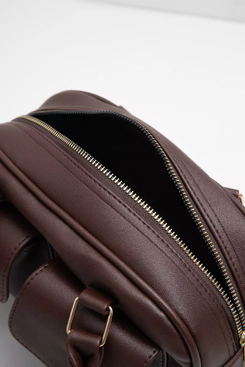 Jual Berrybenka Label Tekka Leony Handbag Coffee Original 2025 | ZALORA ...