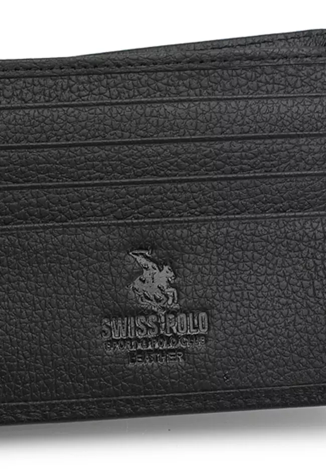 Buy Swiss Polo Genuine Leather RFID Short Wallet - Black 2025 Online ...