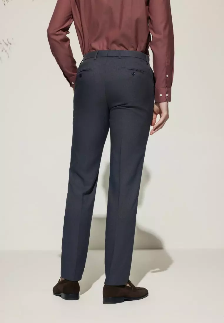 Buy G2000 G2000 Teflon Smart Fit Twill Suit Pants with Elastic Waist ...
