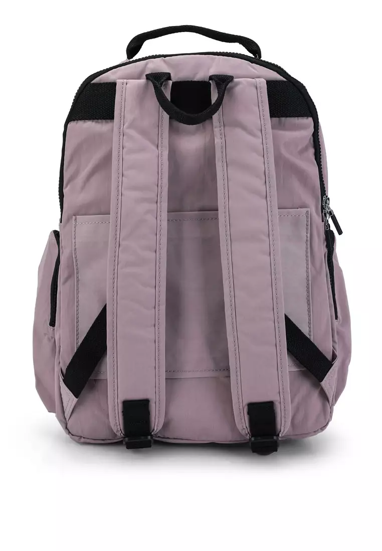Jual Bagstation Contrast Zip Nylon Large Backpack Original 2024 | ZALORA Indonesia