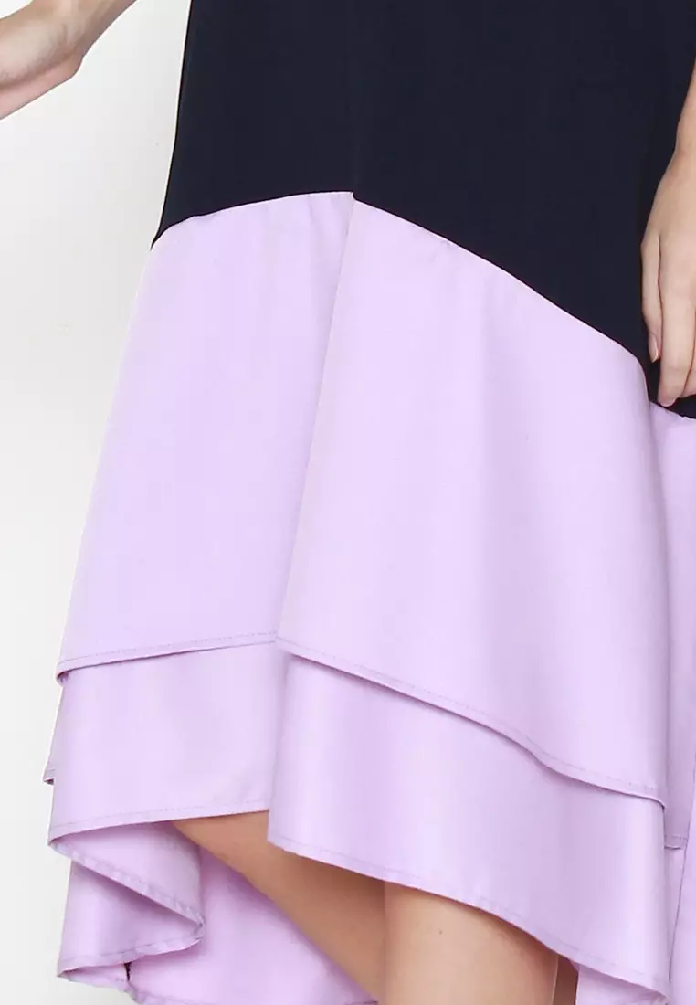 JOVET Short Sleeved Fluted Hem Dress 2024 | Buy JOVET Online | ZALORA ...
