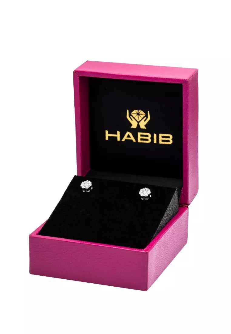 Buy HABIB HABIB Diamond Earrings in 375/9k White Gold 25697(E) Online ...