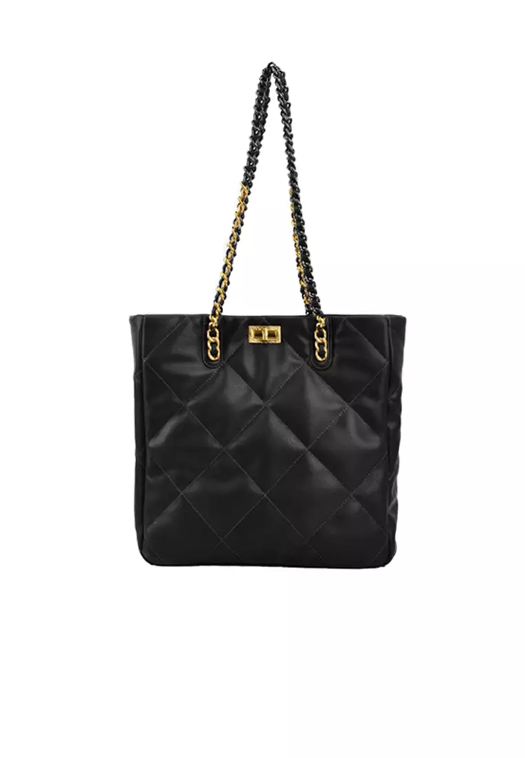 Buy Tatiana Helena Bag Leather Diamond Square Tote Bag 2025 Online ...