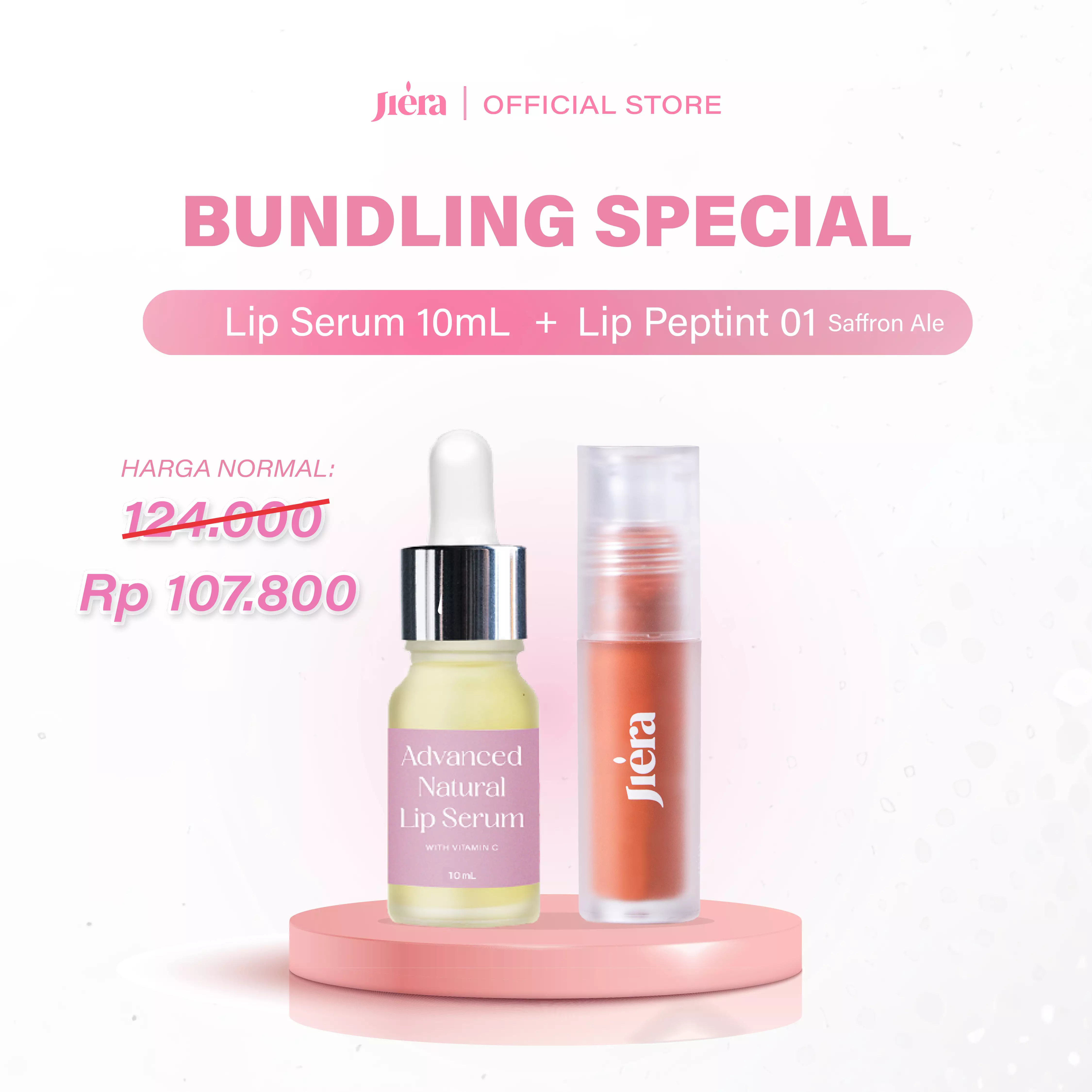 Jual Jiera [Bundling] JIERA Lip Peptint 3,5ml |)Shade 0.1 Saffron Ale ...