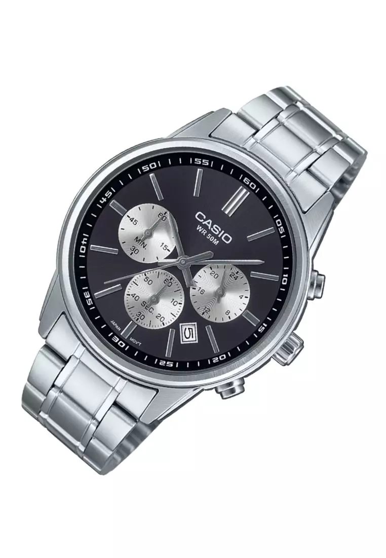 Buy Casio Chronograph Watch MTP-E515D-1A 2025 Online | ZALORA Philippines