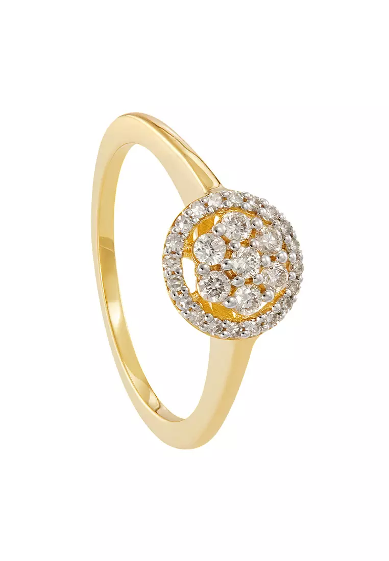 Buy HABIB HABIB Diamond Ring in 375/9K Yellow Gold 271561224 Online ...