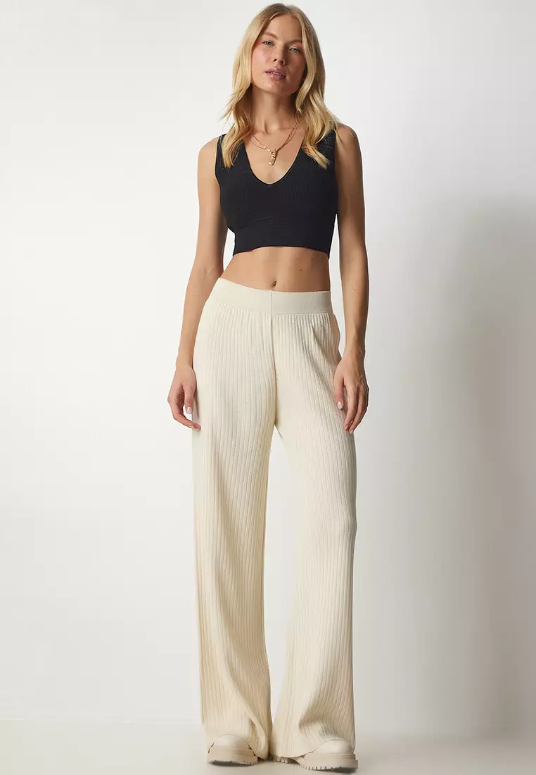 Buy Happiness Istanbul Ribbed Sweatpants 2025 Online | ZALORA Philippines